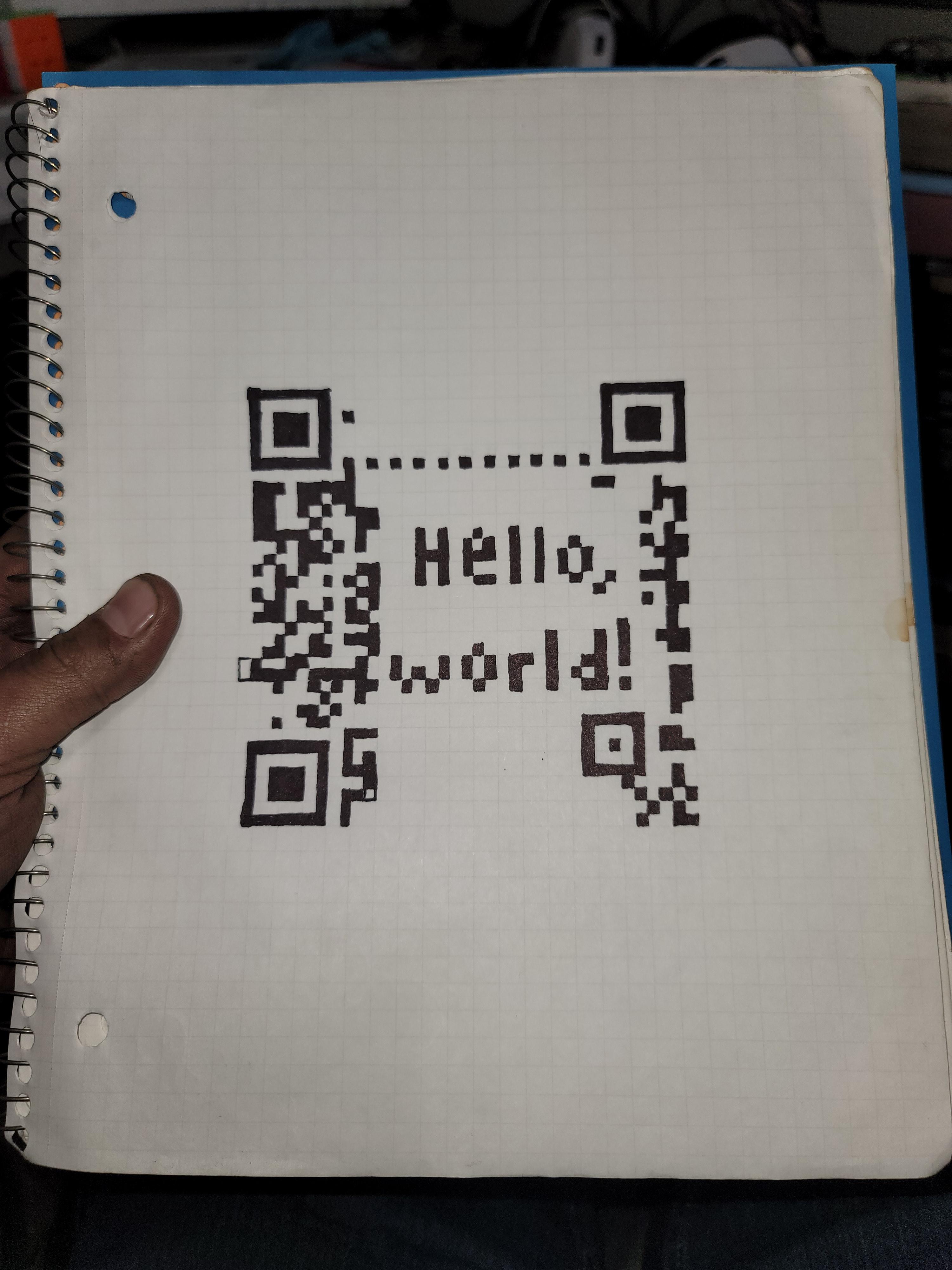This qr code describes its contents | Scrolller