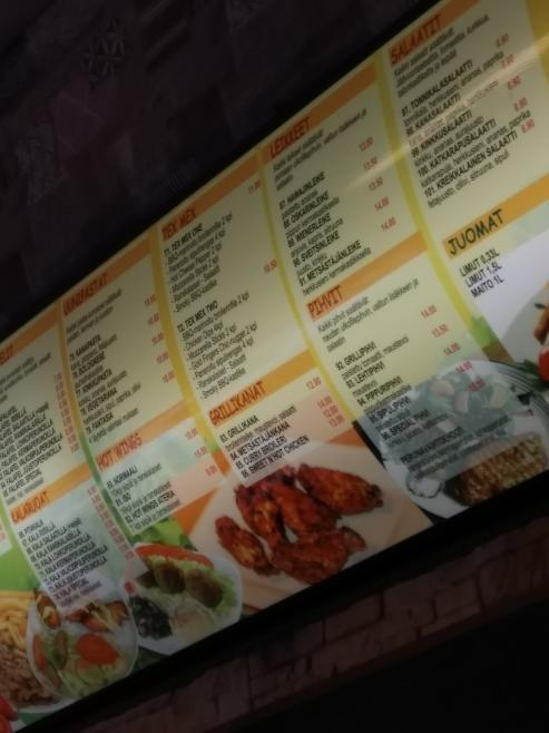 This restaurant's menu (sorry bad pic) | Scrolller