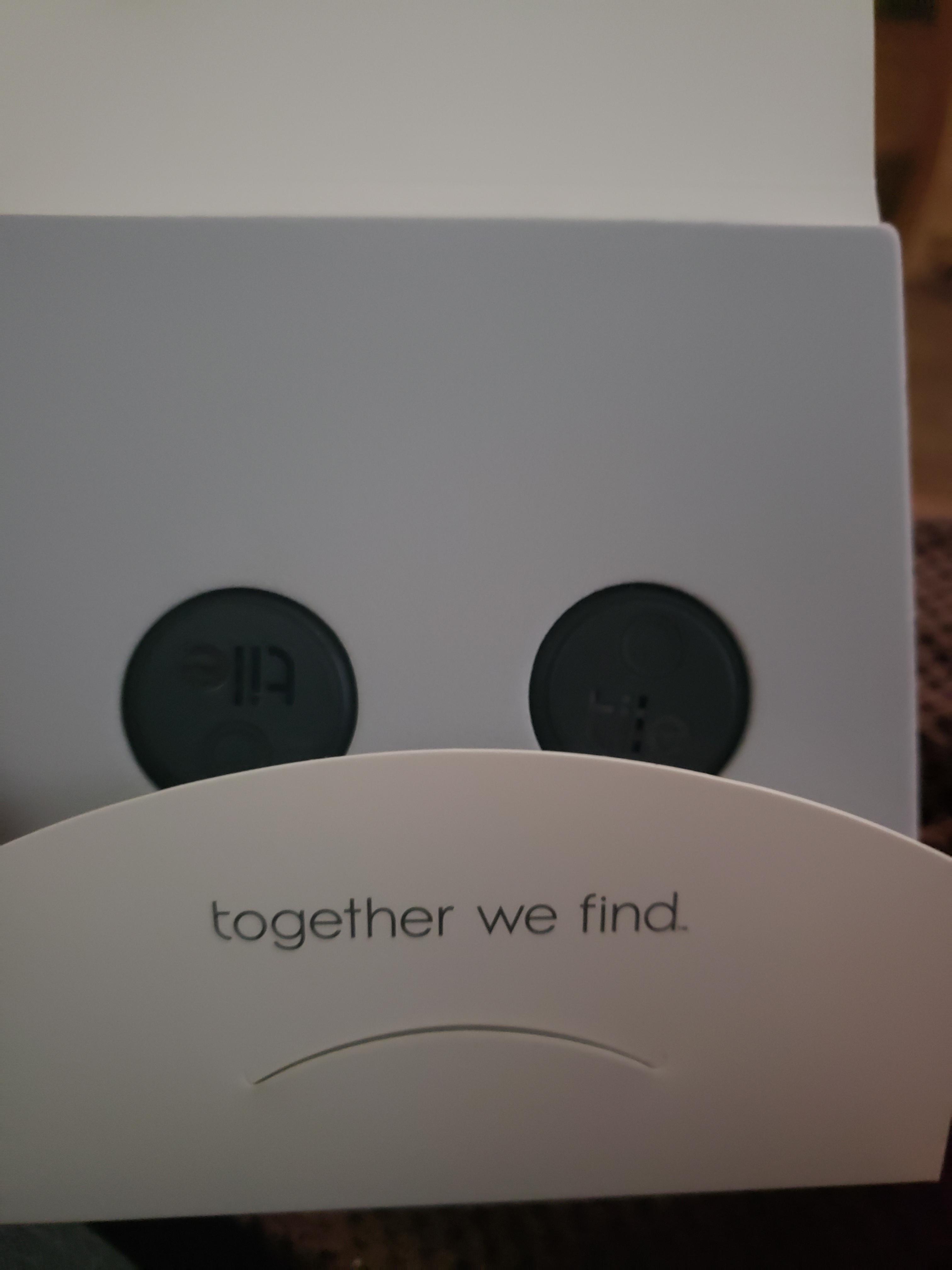 This Tile package is not happy to help me find. | Scrolller