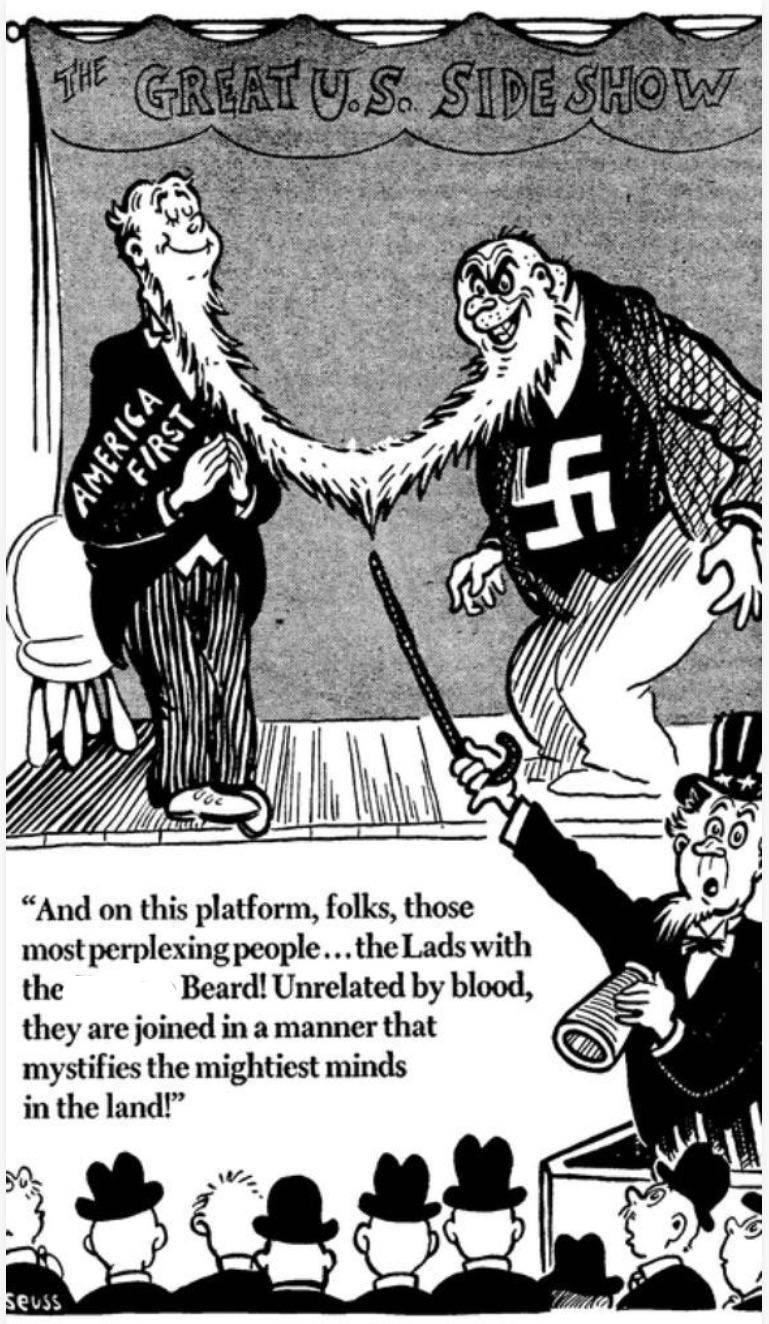 This was Dr Seuss from WW2 still seems relevant. | Scrolller