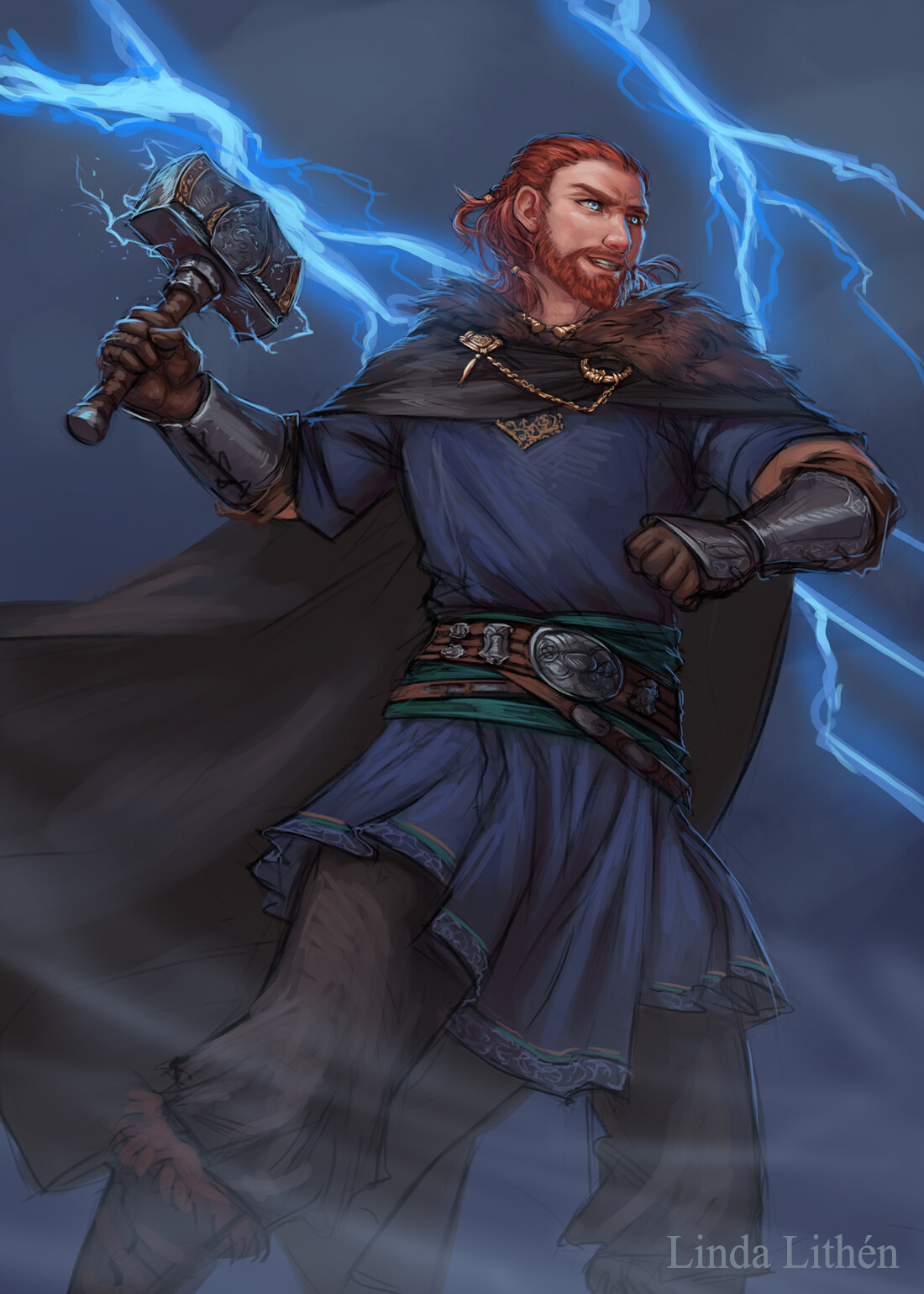 Thor by Linda Lithén | Scrolller