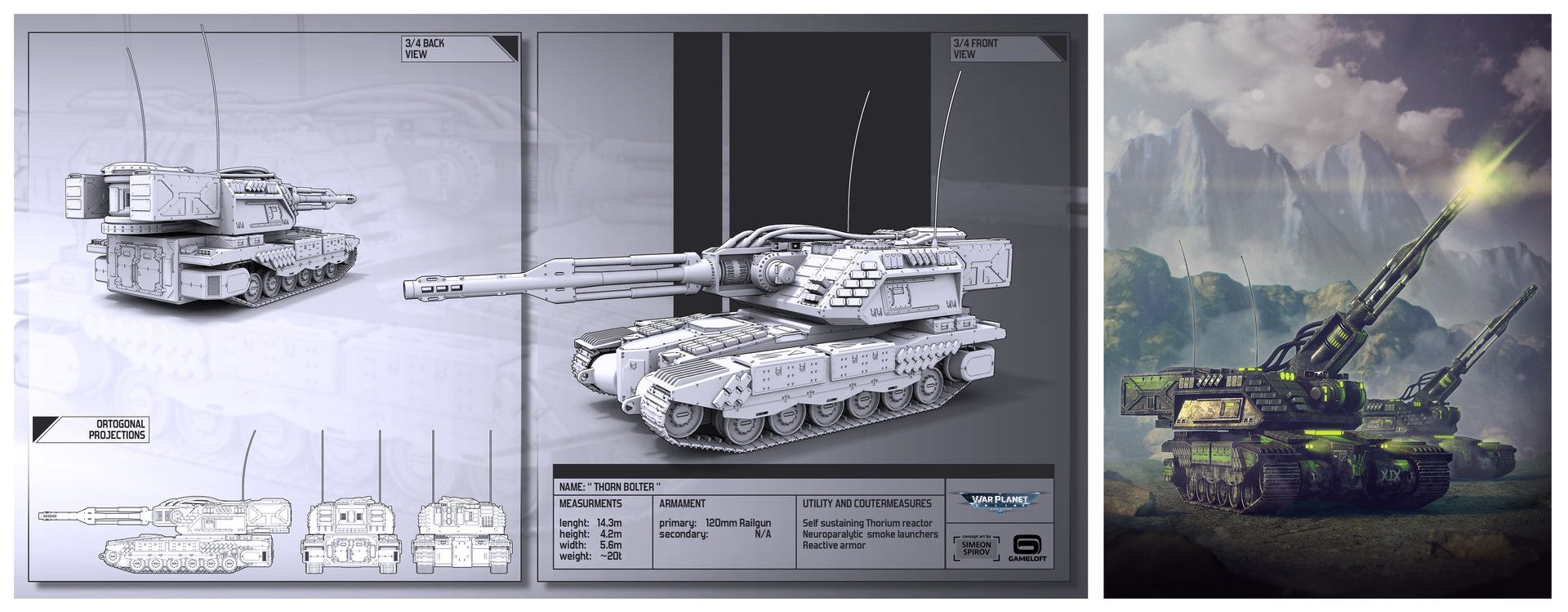 "THORN BOLTER" Artillery by Simeon Spirov | Scrolller