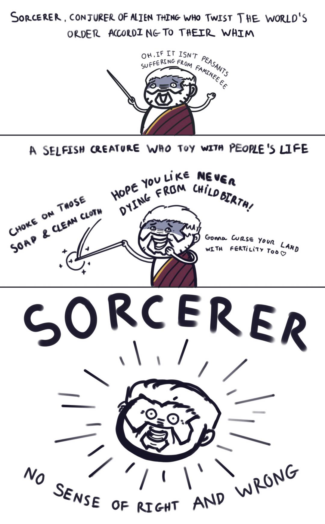 Those damn immoral sorcerer, helping the weak and the downtrodden | Scrolller