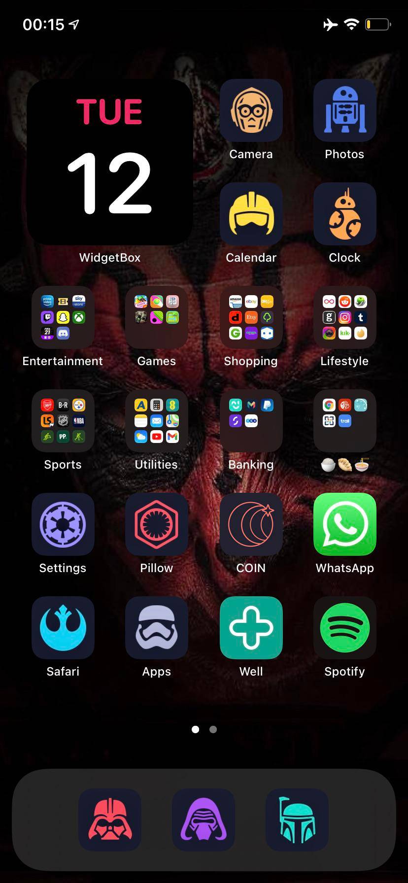 Thought on my custom Star Wars app logos? | Scrolller