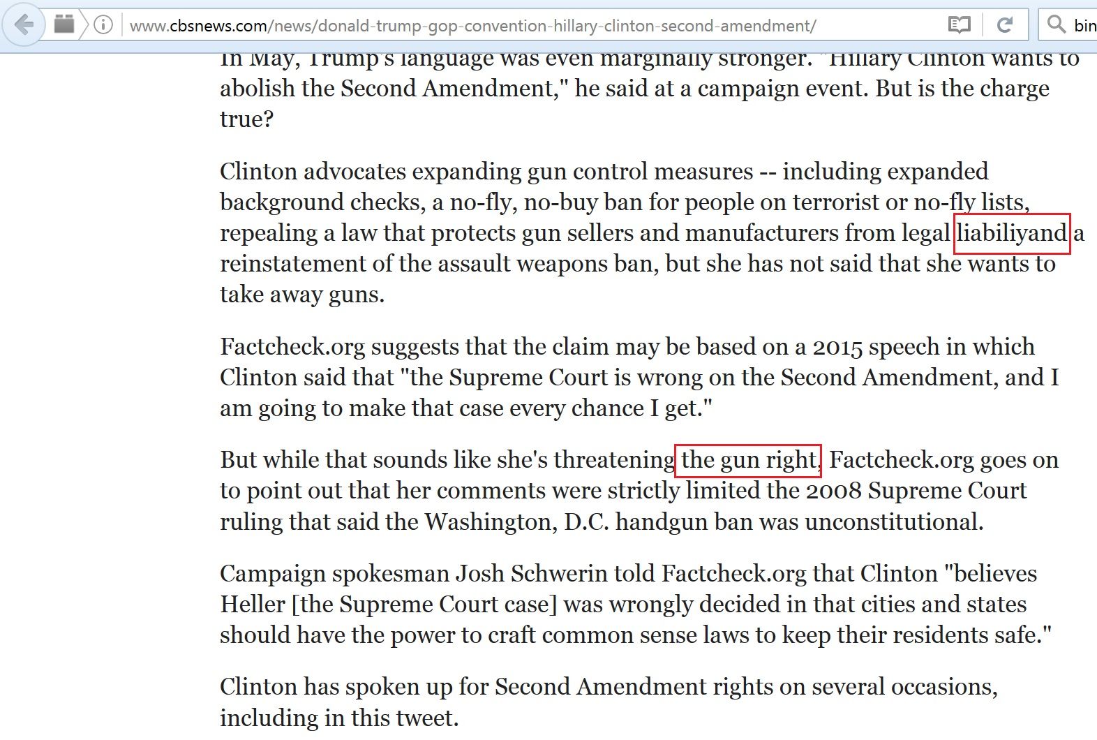 "threatening the gun right" and "liabiliyand" | Scrolller