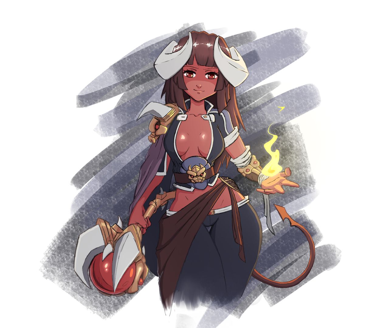 Tiefling Wizard design, Feedback welcome! | Scrolller