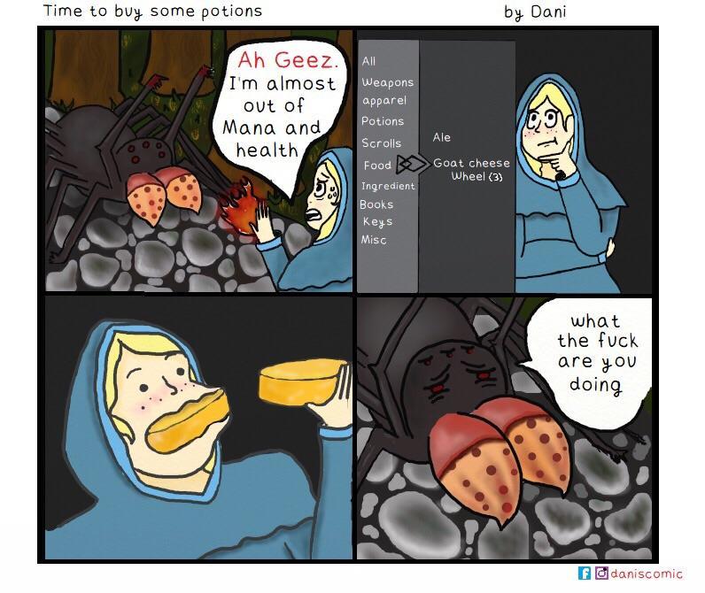 Time to buy more potions[OC] | Scrolller