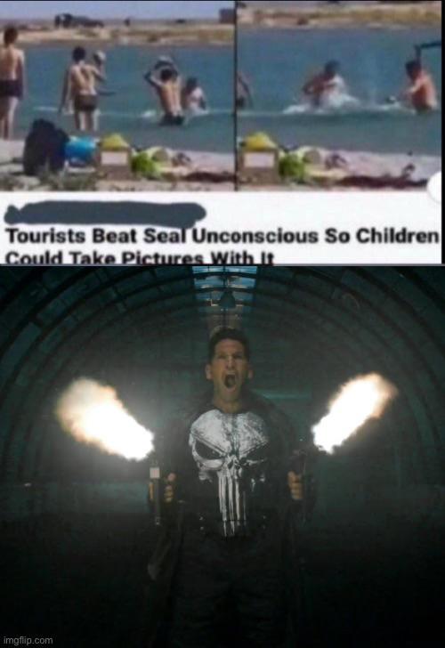 Time to punish some tourists | Scrolller