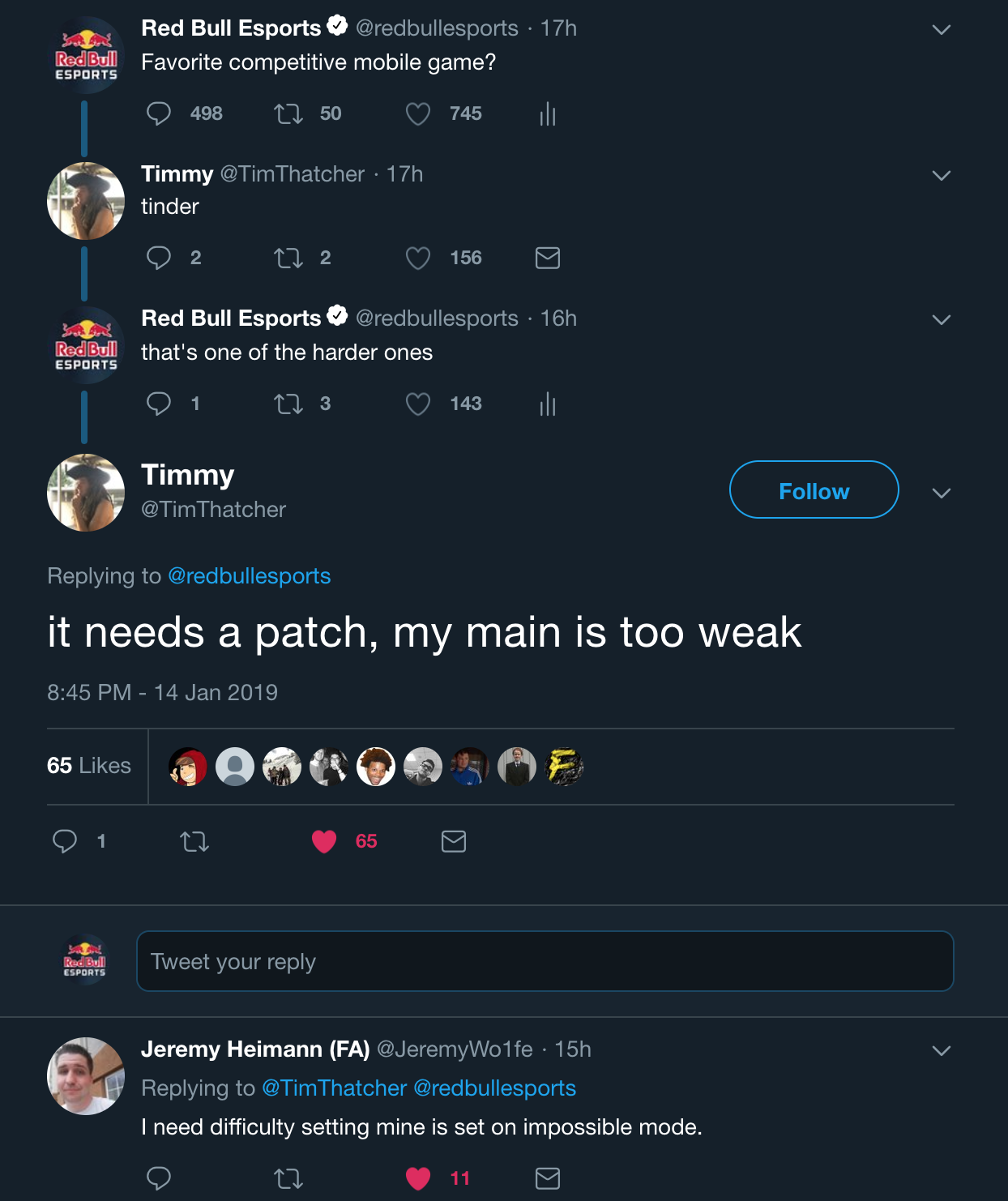 Tinder - a competitive mobile game. | Scrolller