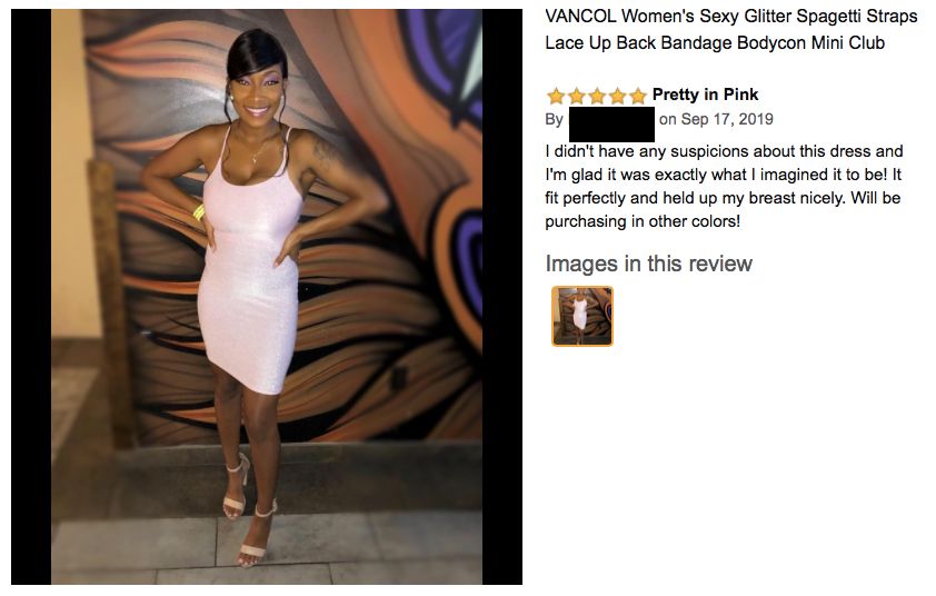 Tiny Pink Dress On Sexy Amazon Girl | Scrolller