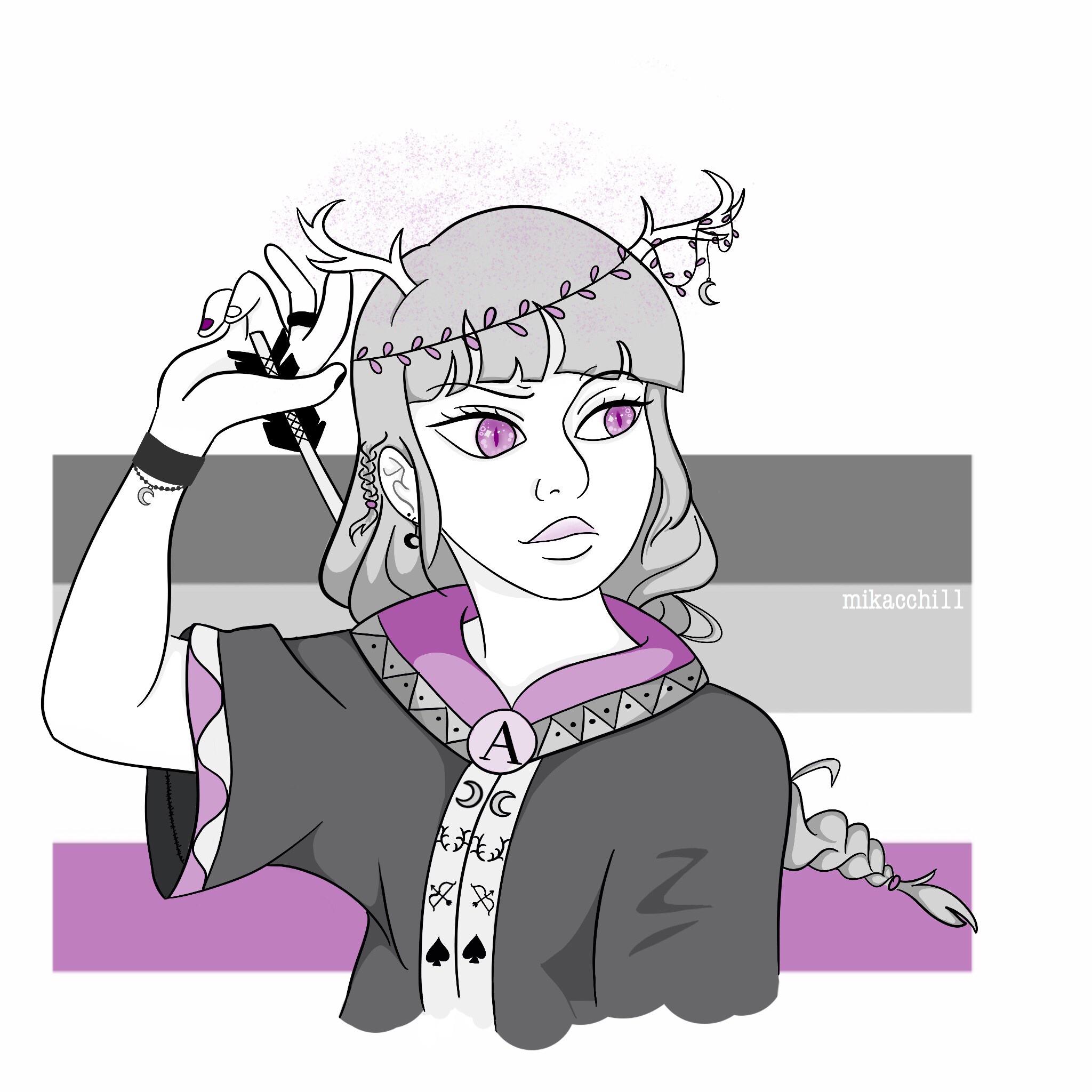 Today I drew our ace goddess; Artemis 💜 | Scrolller