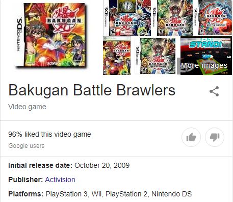 Today is the ten years after the release of the first Bakugan game | Scrolller