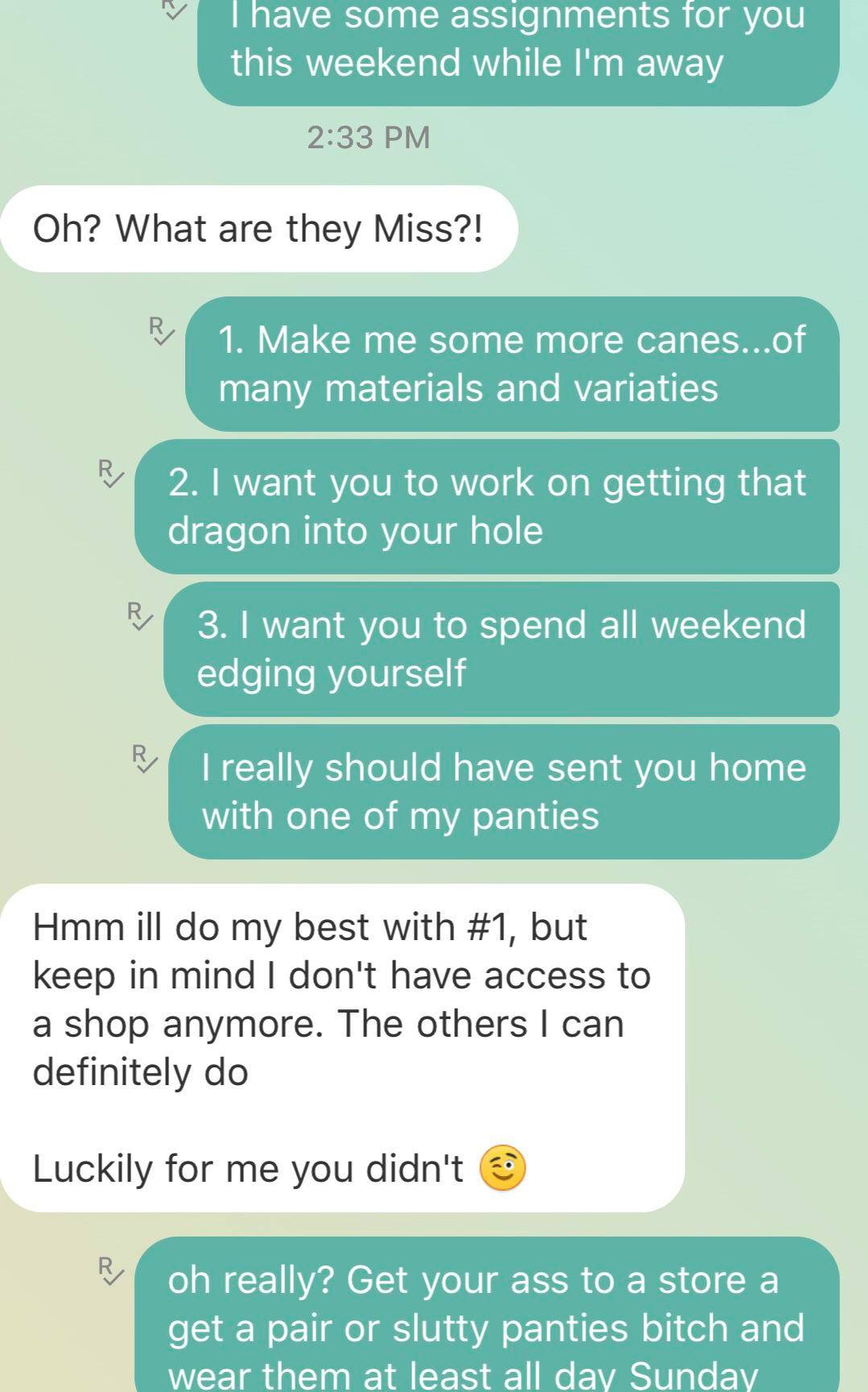 Today’s conversation with my sub | Scrolller