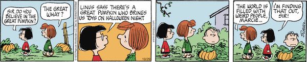 Today's Peanuts Comic | Thursday, October 29, 2020 | Scrolller
