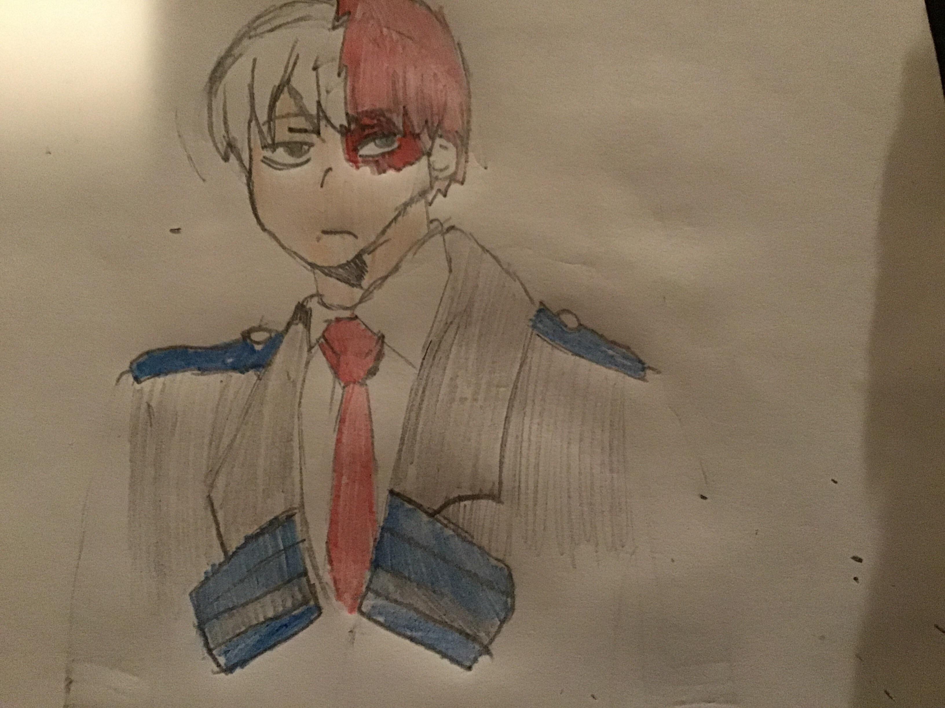 todoroki drawing | Scrolller
