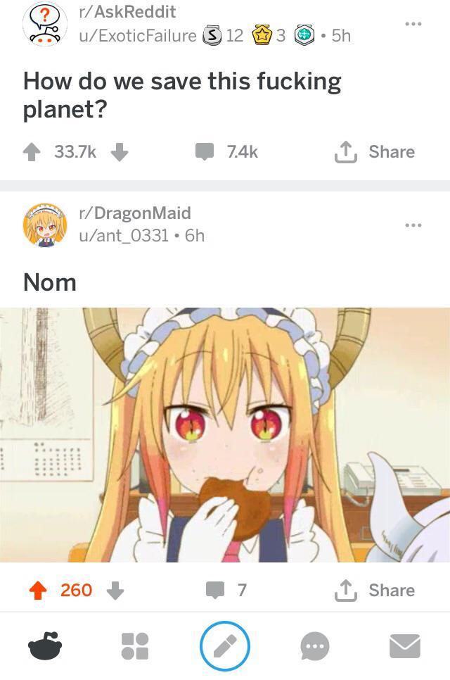 Tohru is the answer | Scrolller