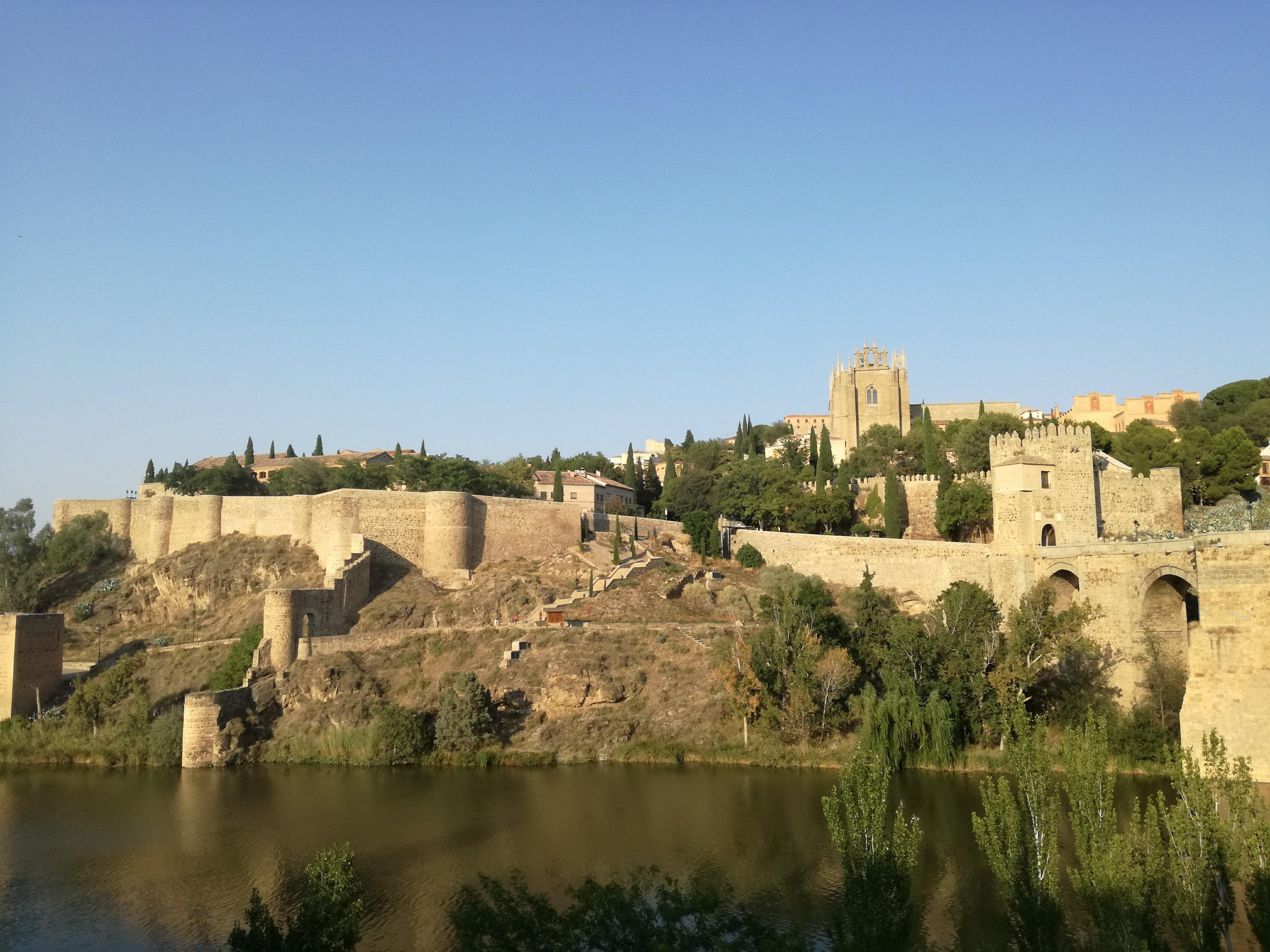 [Toledo, Spain] Medieval Wall, Castle and Bridge | Scrolller