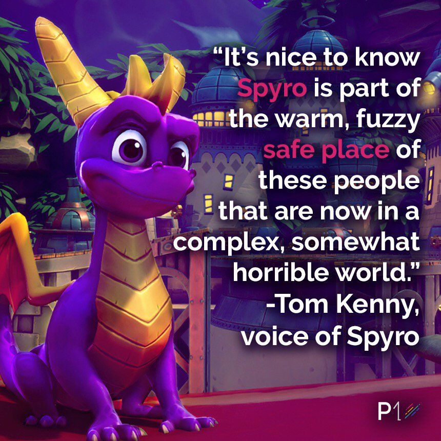 Tom Kenny on the impact of the original Spyro The Dragon games by Insomniac | Scrolller