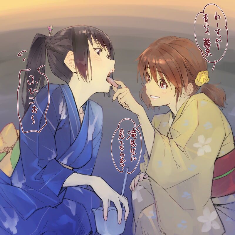 Tongue touching (???) Kumiko | Scrolller