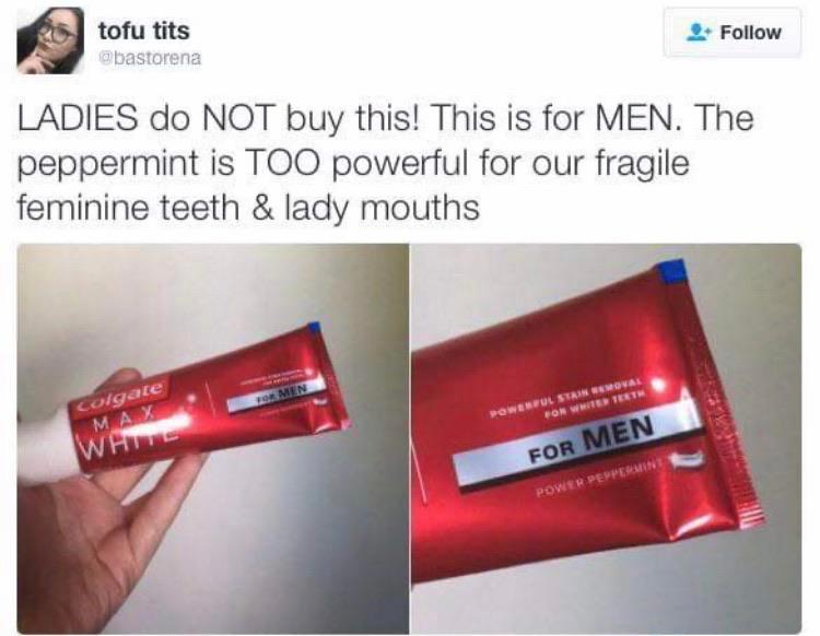 Toothpaste for men only! | Scrolller