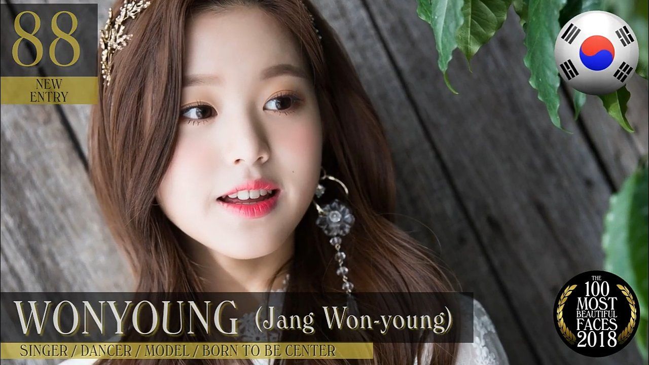 Top 88 - Wonyoung @Top 100 Most Beautiful Faces of 2018 | Scrolller