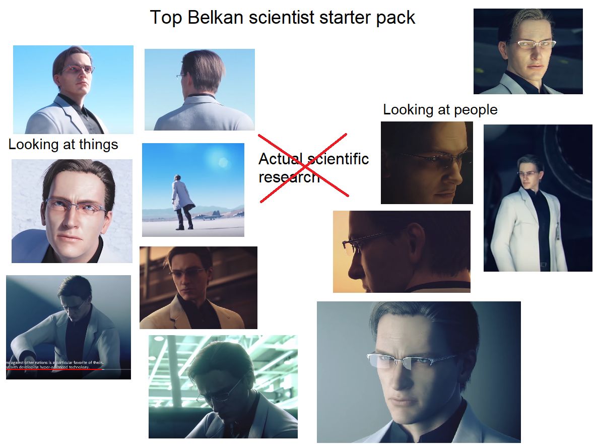 Top Belkan scientist starterpack | Scrolller
