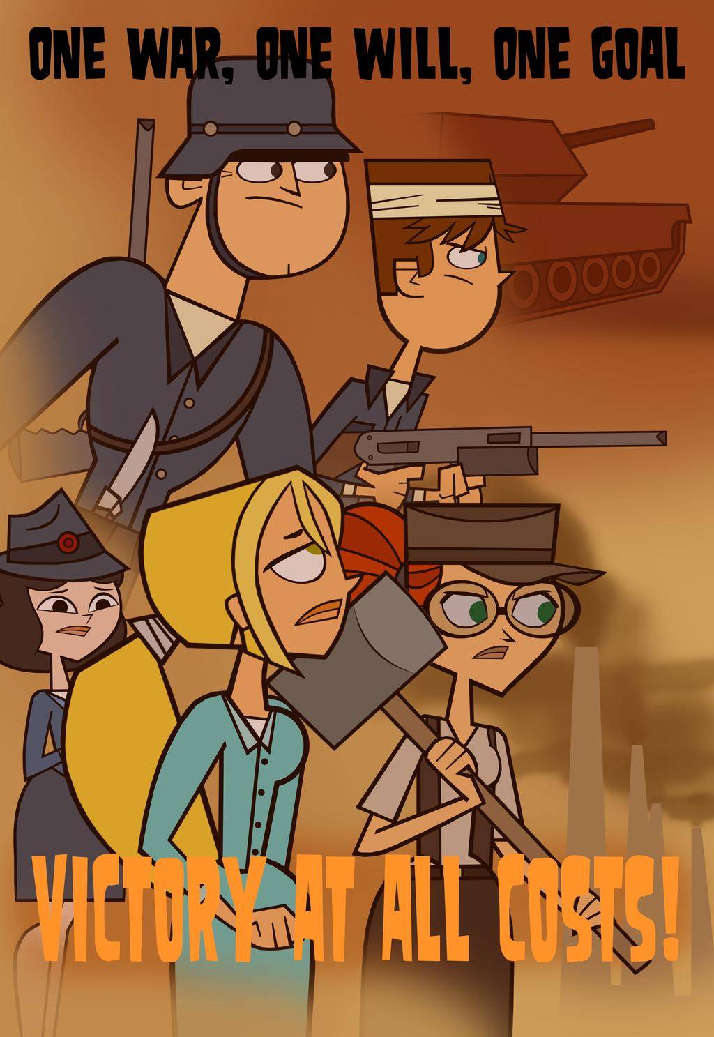 Total Drama cast getting ready for World War III | Scrolller
