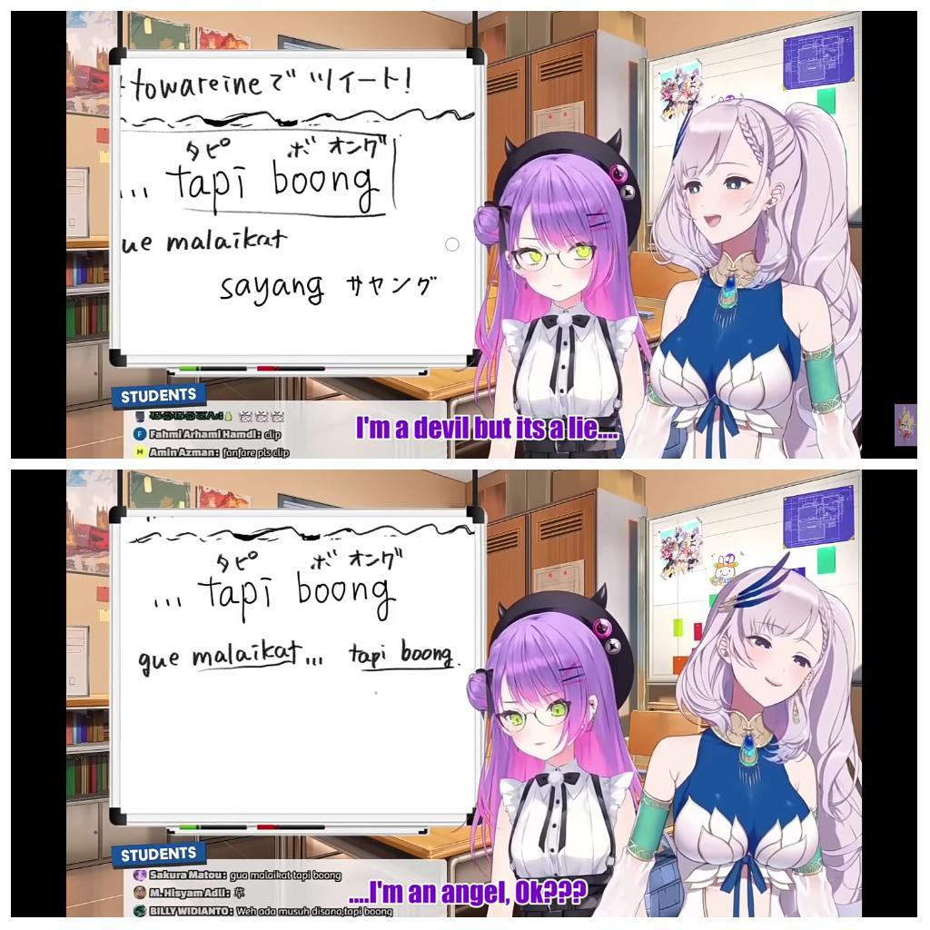 Towa sama learning indonesian from reine what could go wrong? | Scrolller