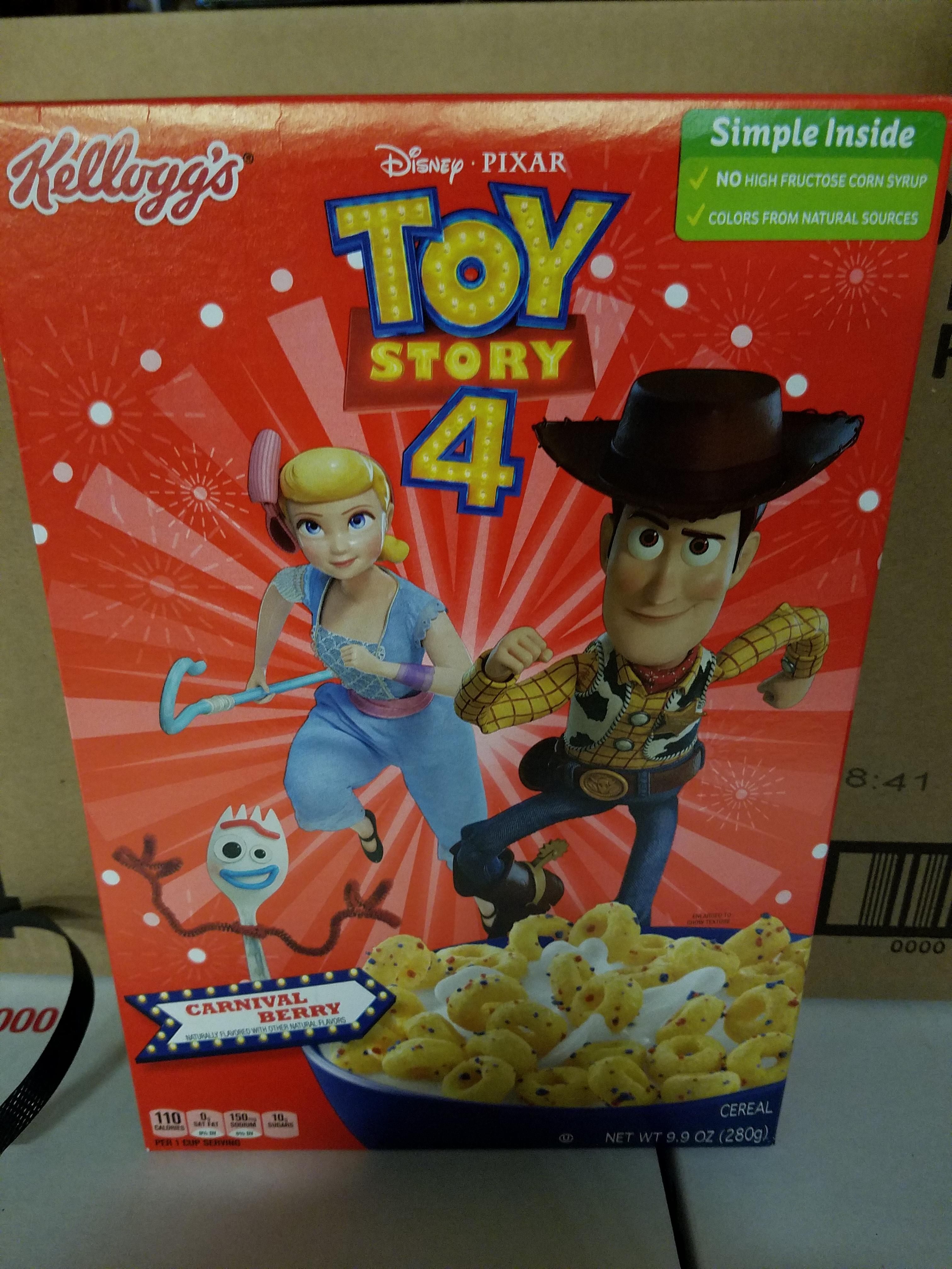 Toy Story 4 cereal | Scrolller