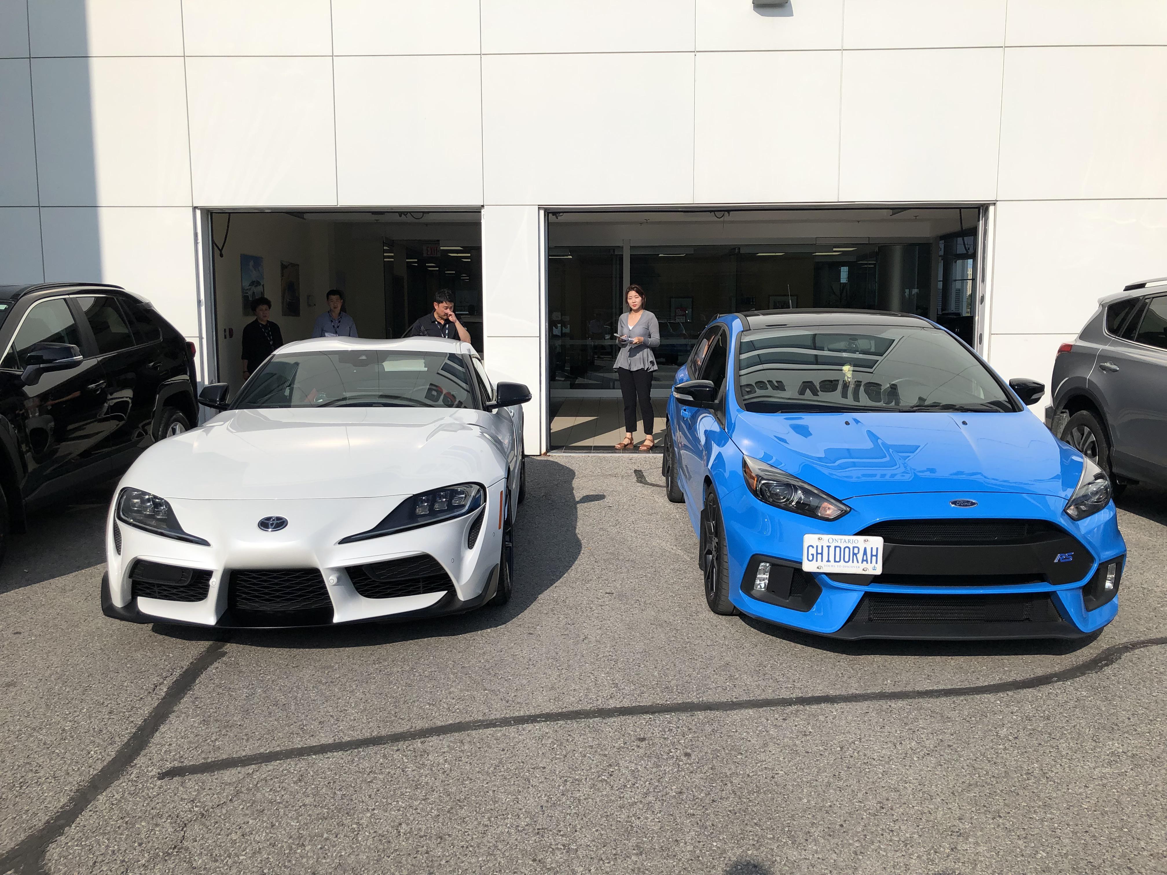 Toyota Supra VS Ford Focus RS | Scrolller