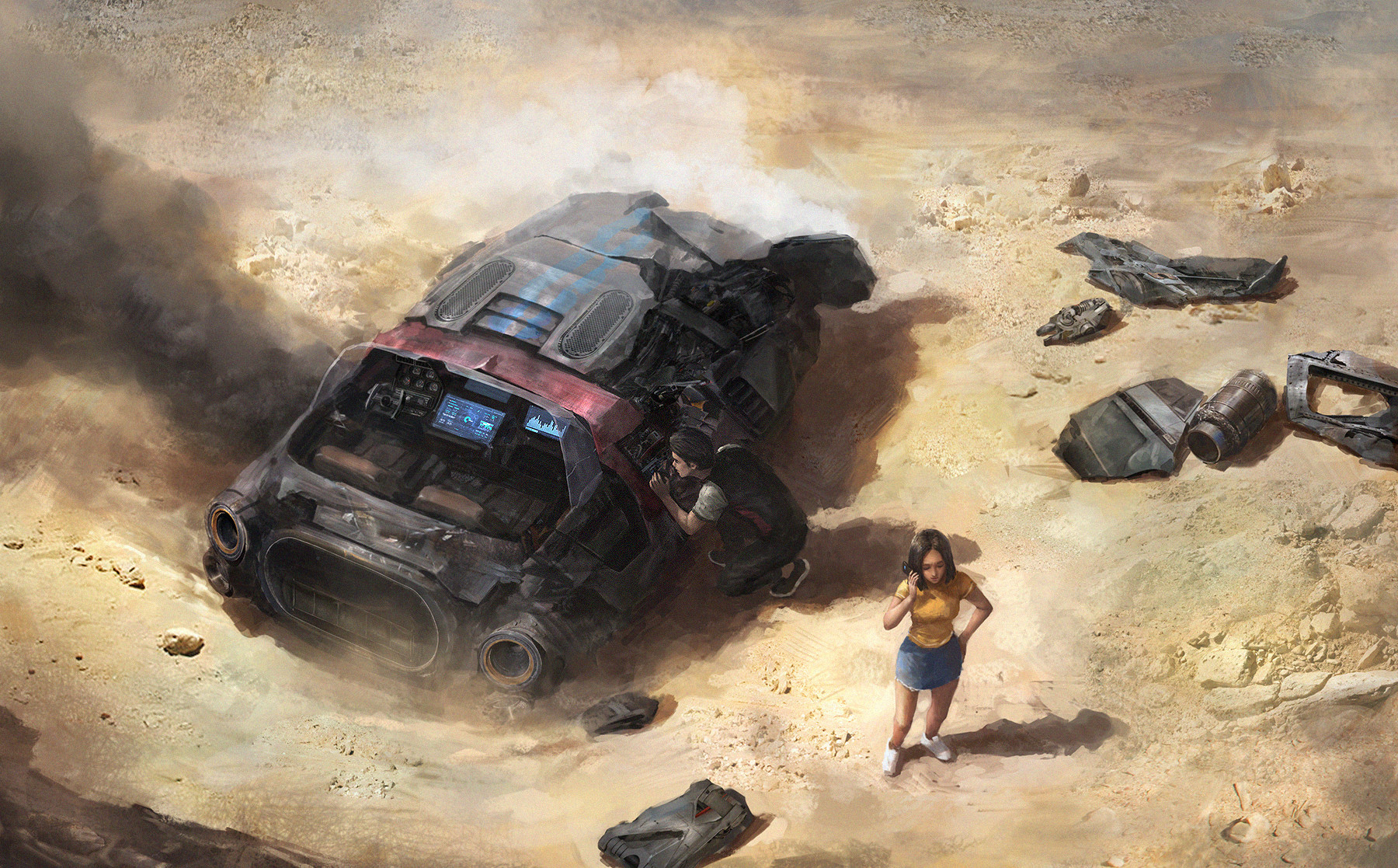 Traffic Accident by Qiang Zhou | Scrolller