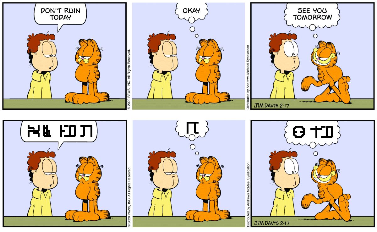 Translating Today's Garfield Comic | Scrolller