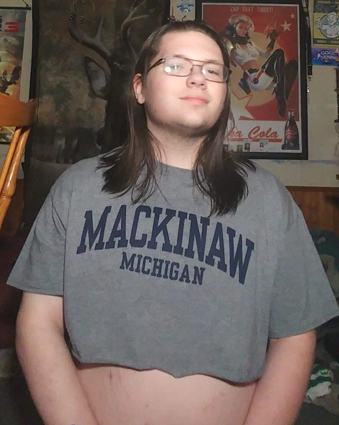 Trying Out A Crop Top I Made Still Learning About Being Comfortable In Clothes I Would Have