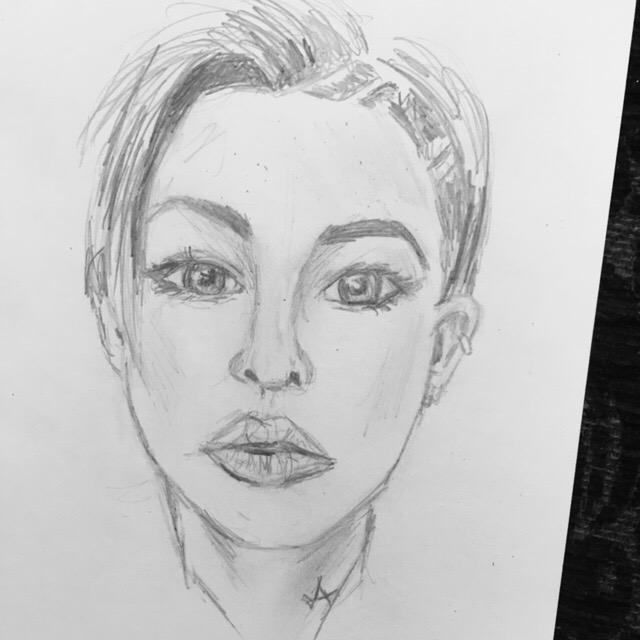 Trying To Learn How To Draw People Well A Long Way To Go But My Attempt At The Gorgeous Ruby