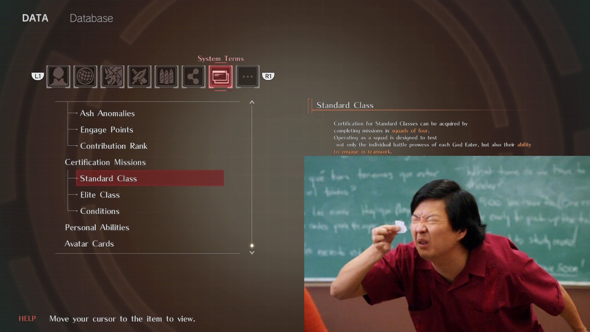 Trying to read about standard class certification missions in the database | Scrolller