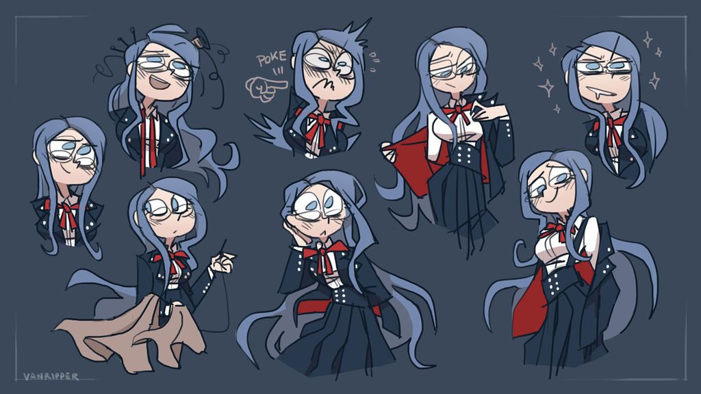 Tsumugi's many faces. | Scrolller