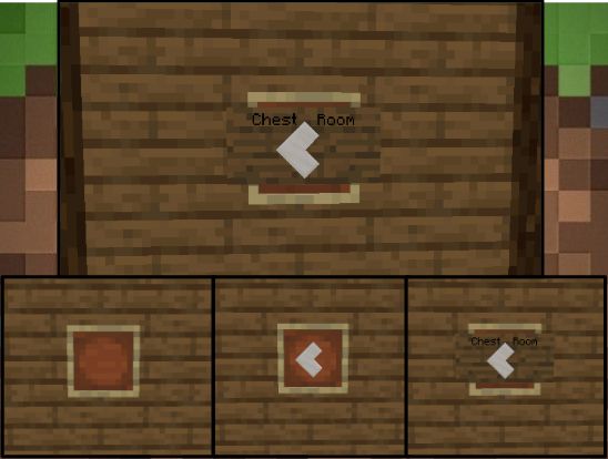 [Tutorial] You Can Make An Amazing Looking Sign With An Arrow Using An Item Frame, Any Stair ...