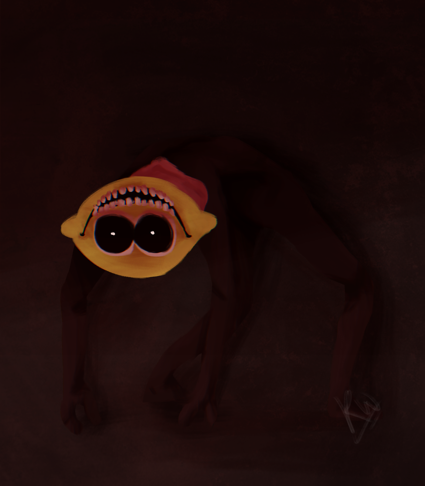 tw// horror, body horror (?), painted lemon demon. i felt good | Scrolller