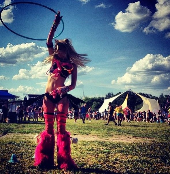 Twirling the hoop | Scrolller