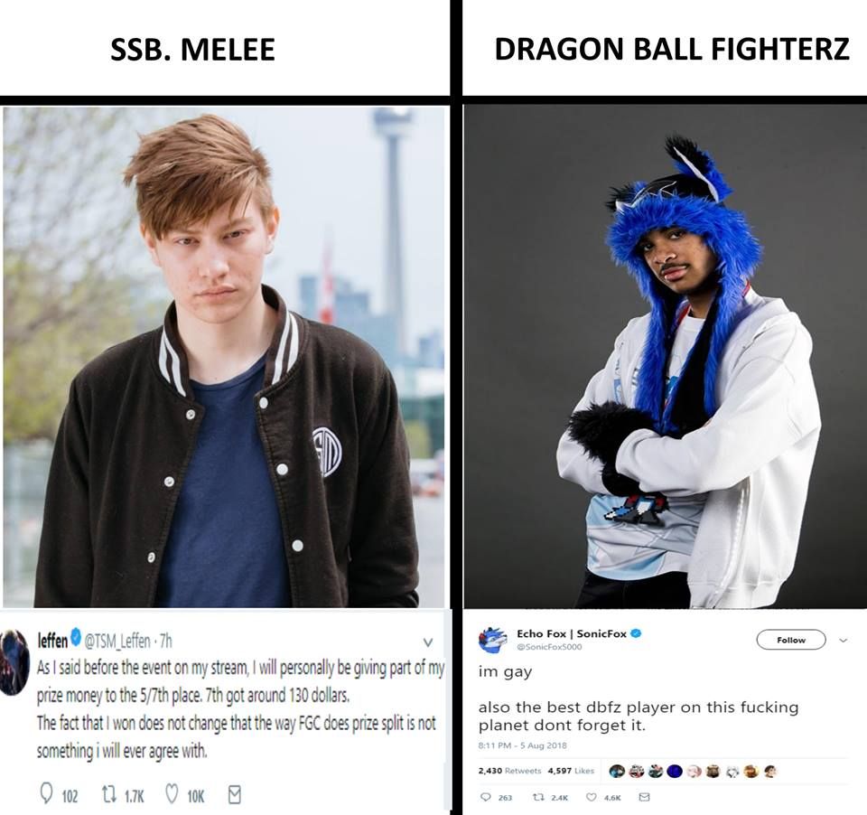 Two different EVO champions | Scrolller