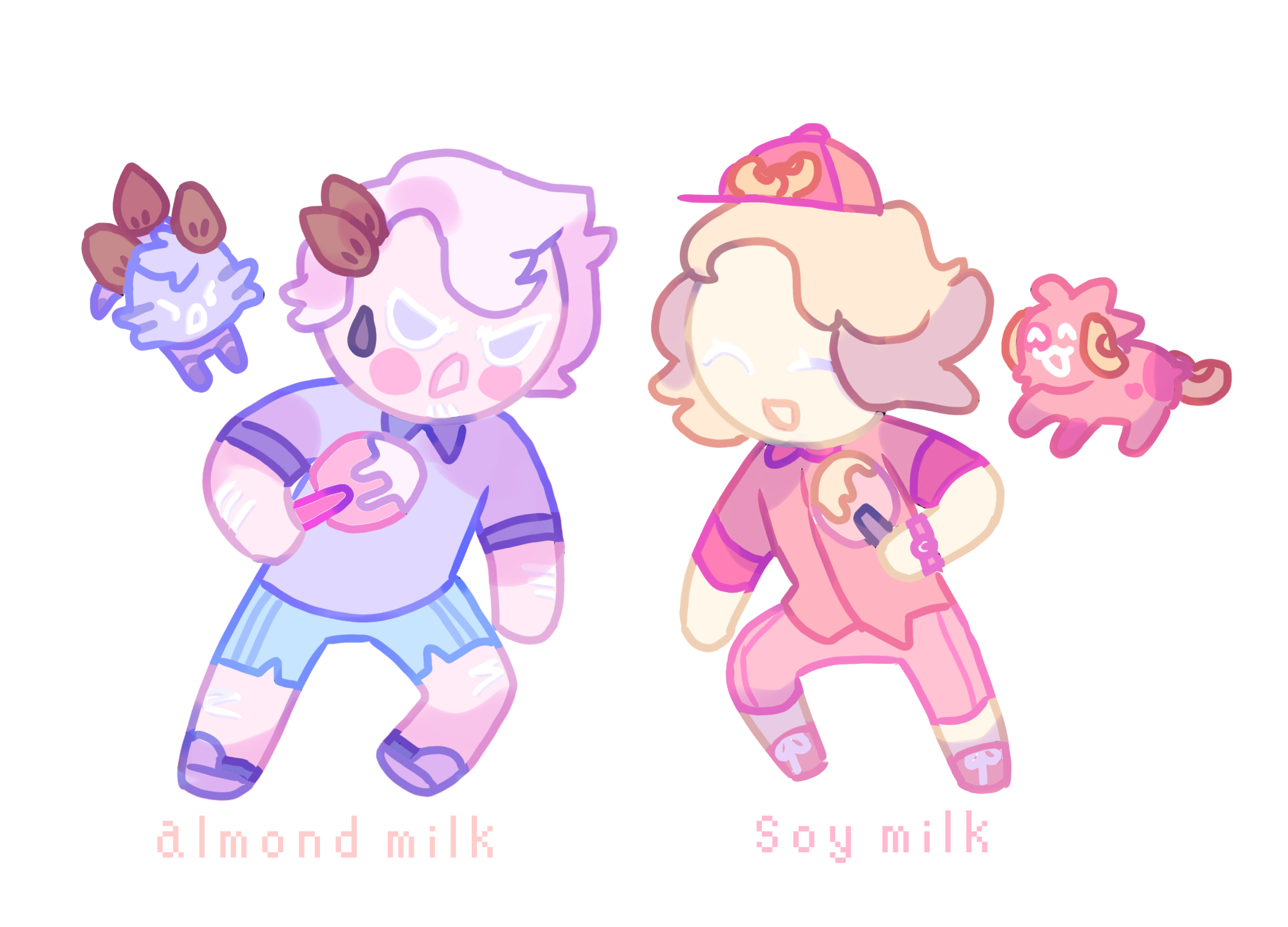 Two ocs I made! Do y'all like them 😳👉👈 | Scrolller