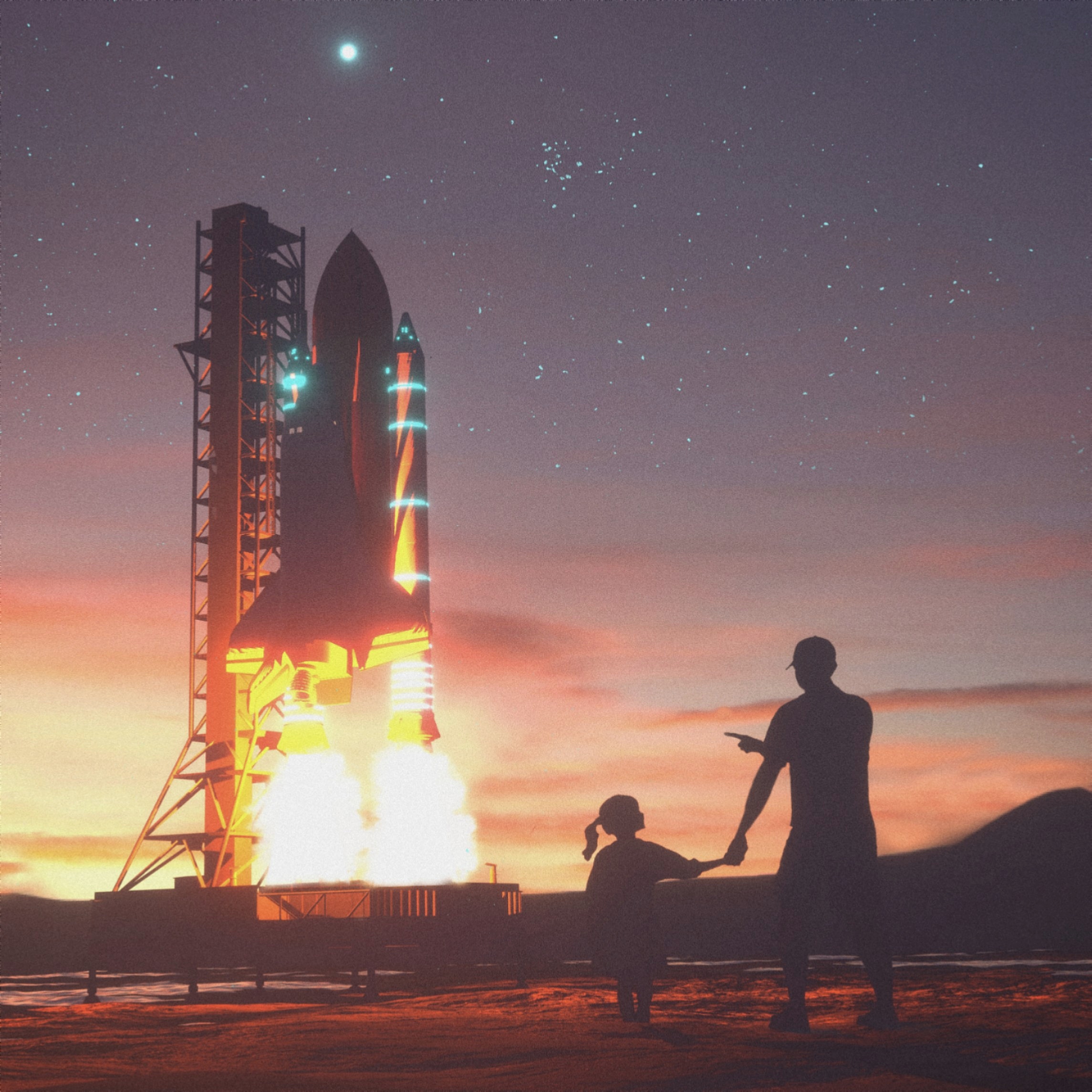 Tyler decided to build Rosie a rocket ship | Scrolller