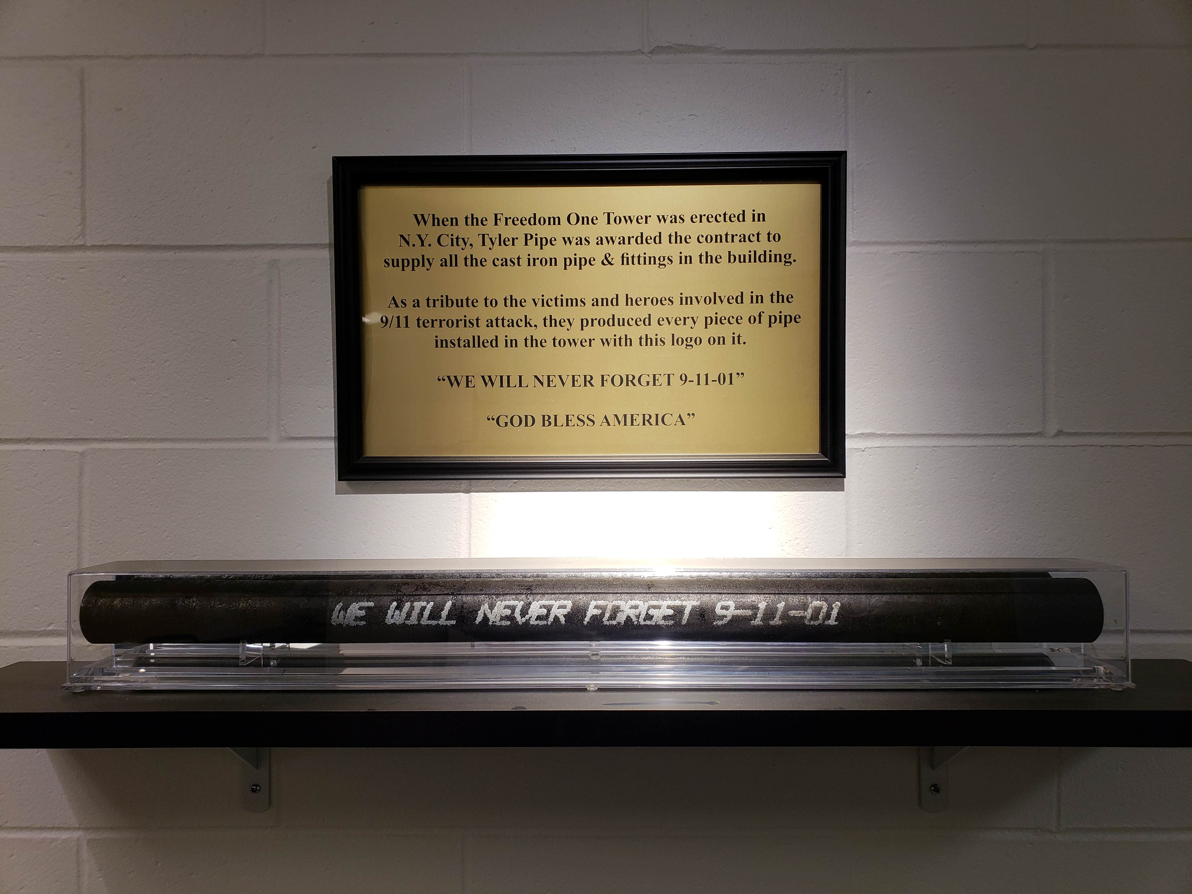 Tyler pipe's tribute to 9/11 victims | Scrolller