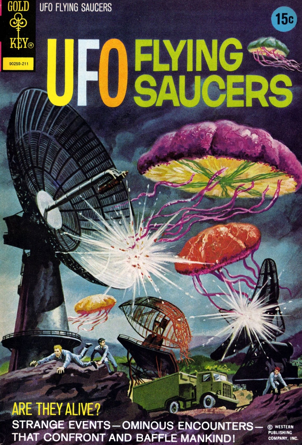 UFO Flying Saucers comics #3, 1972 Cover Art | Scrolller