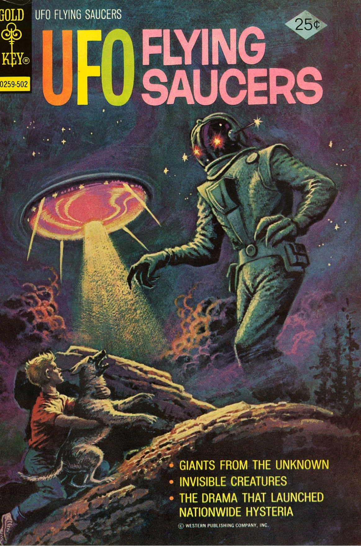 UFO Flying Saucers comics #5, 1975 Cover Art | Scrolller