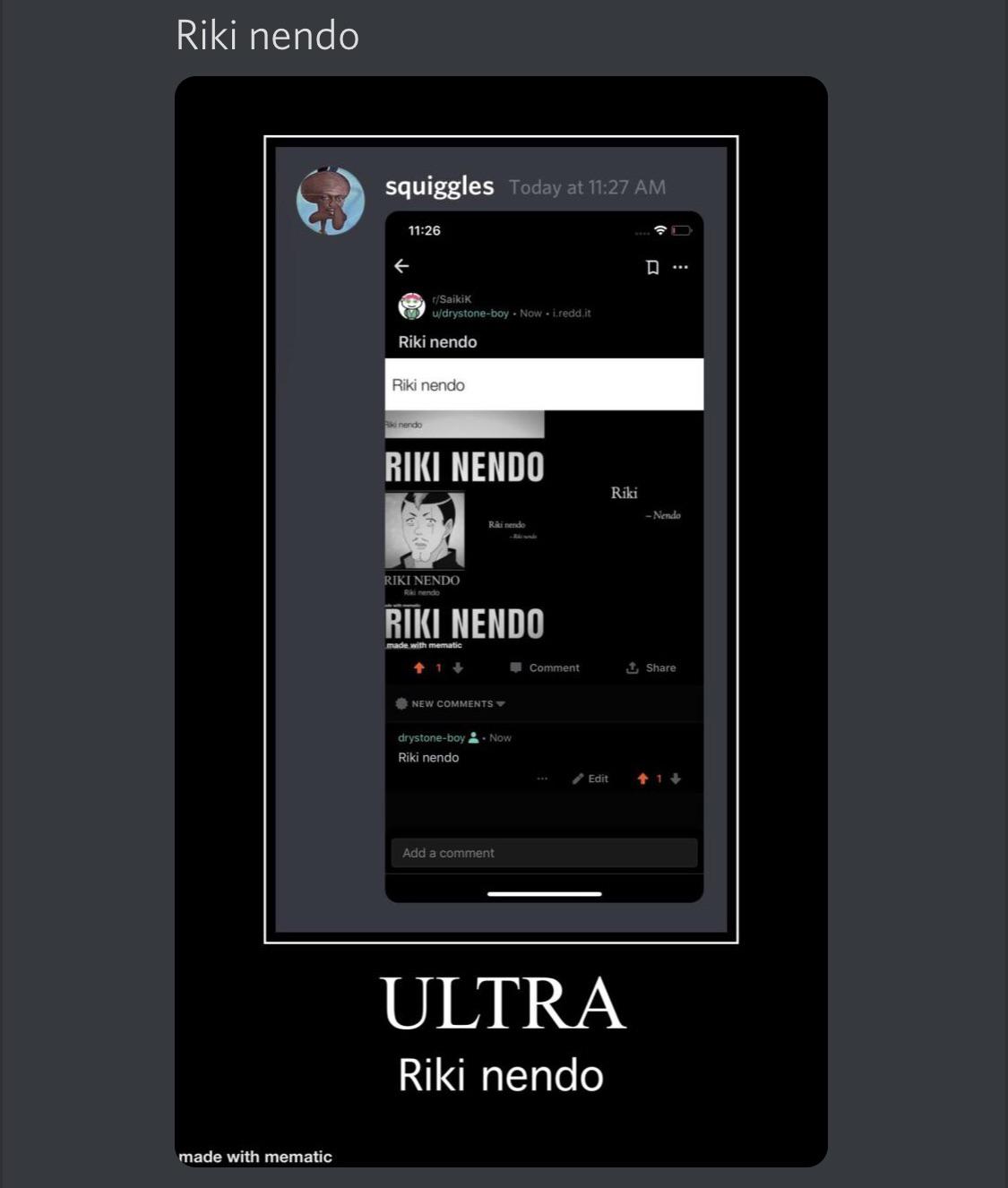 ULTRA RIKI NENDO | Scrolller