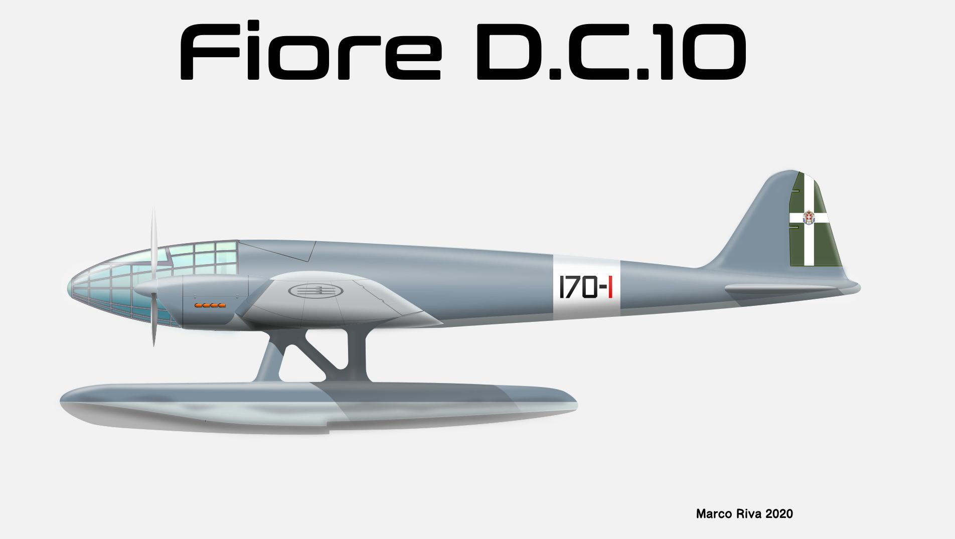 Unbuilt Italian Seaplane, 1939. | Scrolller