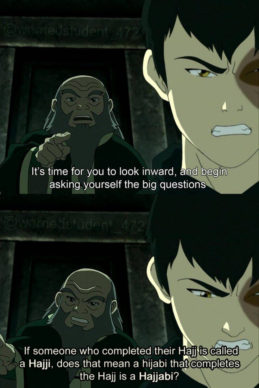 Uncle Iroh with the real questions | Scrolller