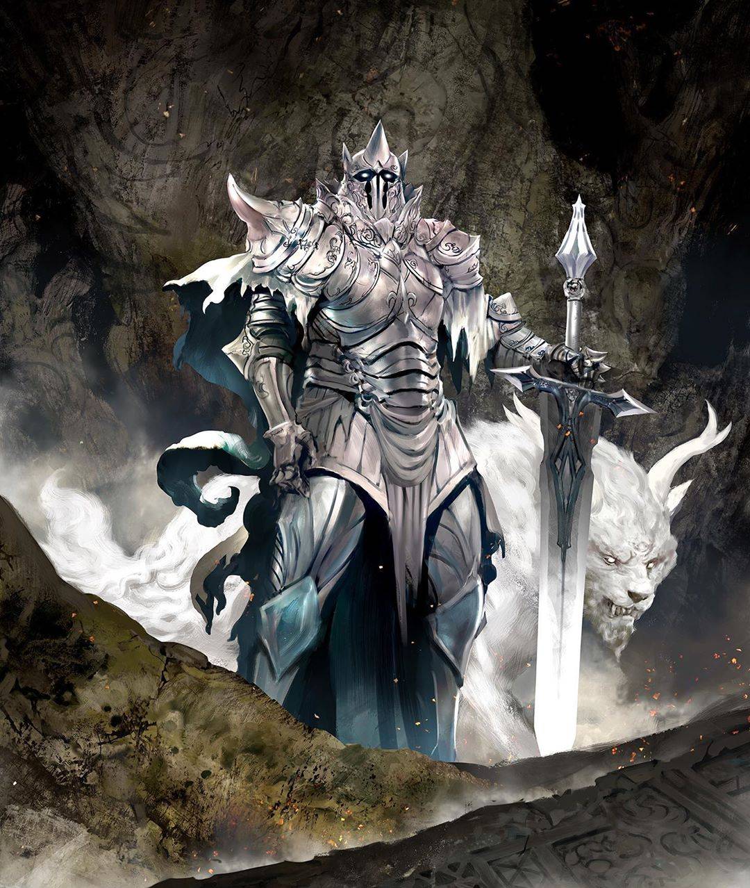 Under a Moonlit Knight‬ by Kekai Kotaki | Scrolller