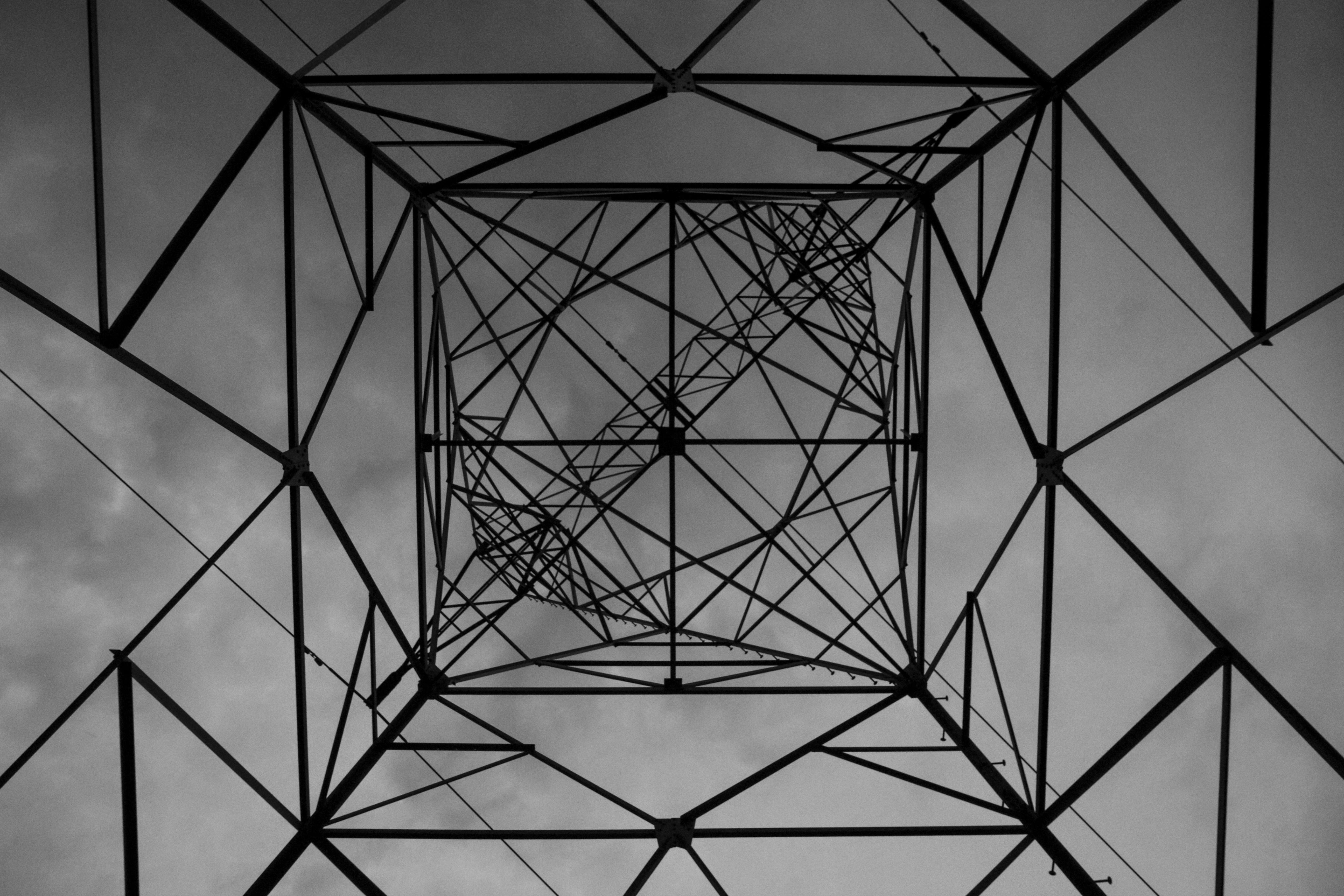 Undercarriage of a power line | Scrolller